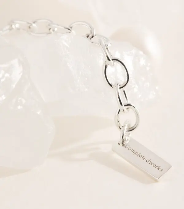Completedworks Quartz And Obsidian Choker