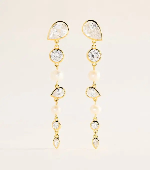 Completedworks Crystal The Light Of The Past Drop Earrings