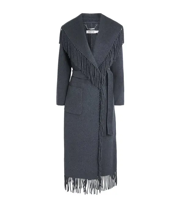 Simkhai Wool-blend Carrie Coat - Grey