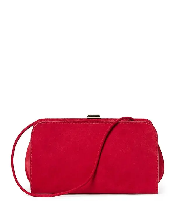 LOEFFLER RANDALL Zella Small Suede Clutch