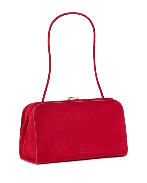 LOEFFLER RANDALL Zella Small Suede Clutch
