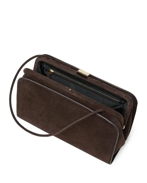 LOEFFLER RANDALL Zella Small Suede Clutch