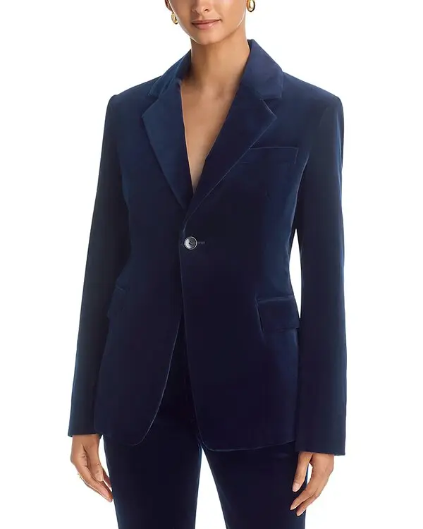 A.L.C. A. L.c Elza Cotton Blend Notch Collar Jacket