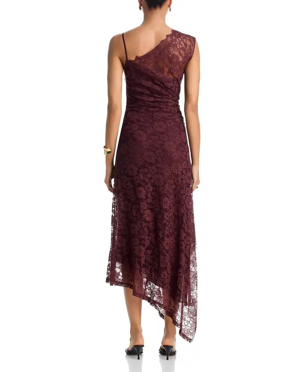 A.L.C. Gia Asymmetric One Shoulder Midi Dress