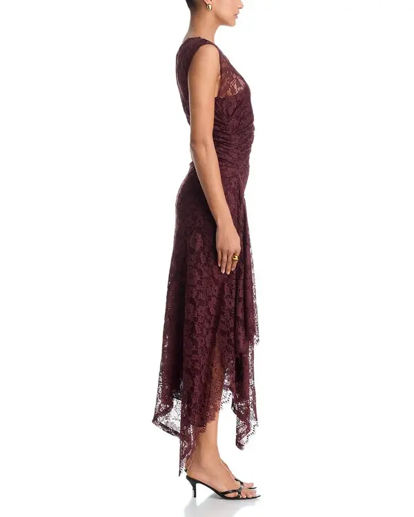 A.L.C. Gia Asymmetric One Shoulder Midi Dress