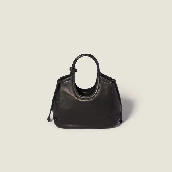 Miu Miu Ivy Nappa Leather Tote Bag