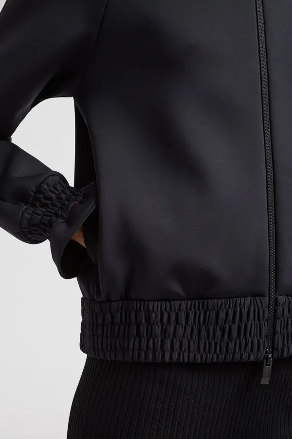 Moncler Logo Patch Zip-up Cardigan