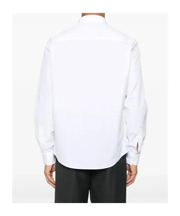AMI Paris Heart Logo Embroidery Shirt