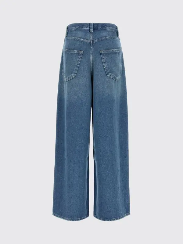 AGOLDE Lyocell Rounded Baggy Mid-rise Jeans - Denim