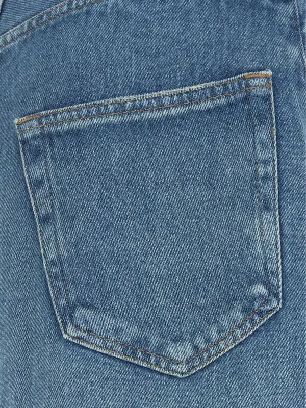 AGOLDE Lyocell Rounded Baggy Mid-rise Jeans - Denim