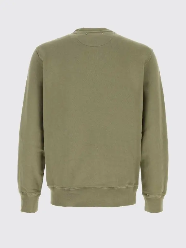 GOLDEN GOOSE Crewneck Cotton Sweatshirt With Contrasting Logo