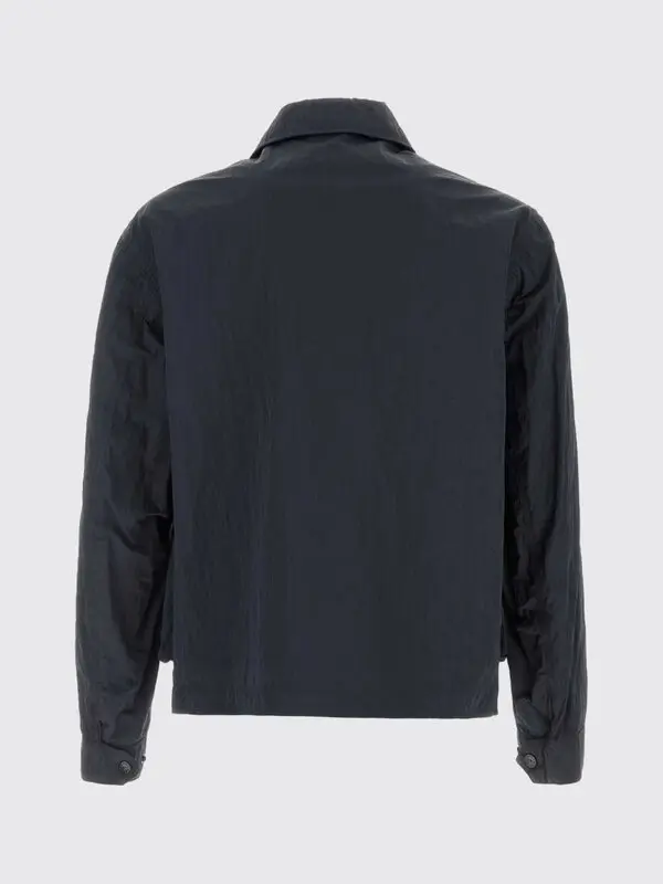 Stone Island Water-repellent Nylon Shirt Jacket With Compass Logo