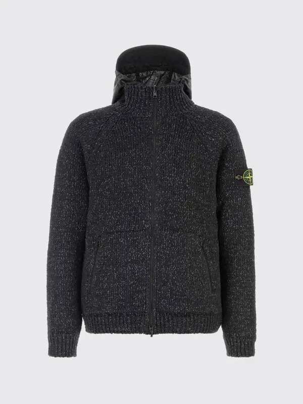 Stone Island Reversible Cotton Knit Cardigan
