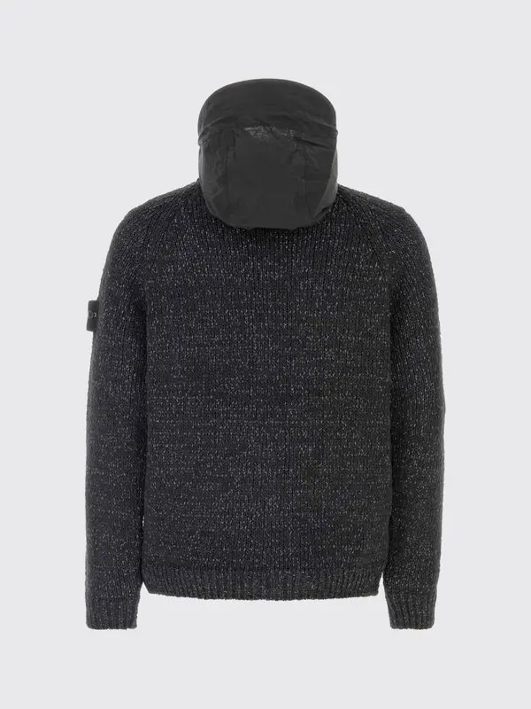 Stone Island Reversible Cotton Knit Cardigan