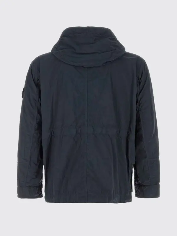 Stone Island Ghost Capsule Nylon Parka With Hood And Monochrome Logo