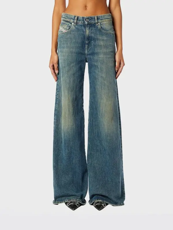 DIESEL® Wide Leg Jeans