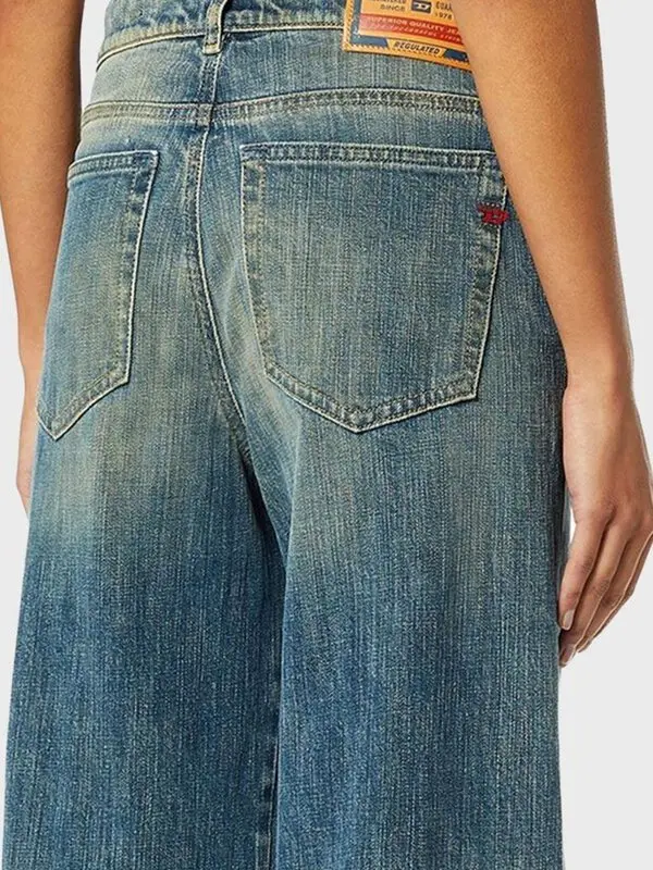 DIESEL® Wide Leg Jeans