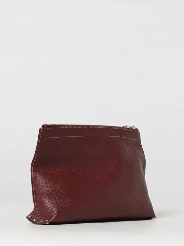 A.p.c. Hammered Calfskin Clutch - Wine