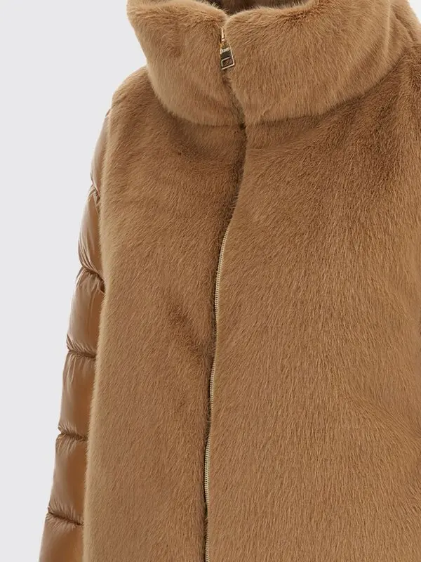 Herno Quilted Technical Fabric Short Down Jacket With High Neck And Zip
