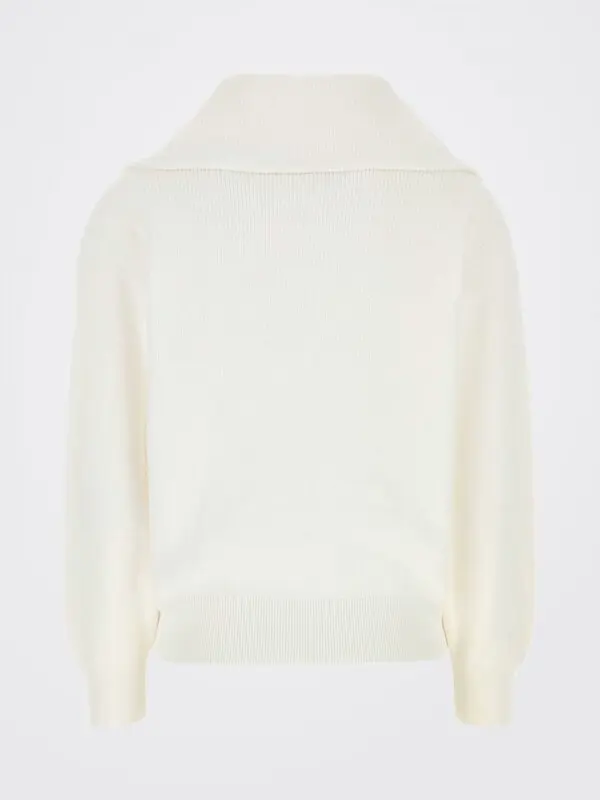 Brunello Cucinelli Quarter Zip Ribbed Sweater