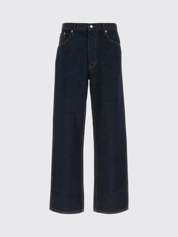 Dries Van Noten Mid-rise Wide-leg Jeans In Cotton Denim - Indigo
