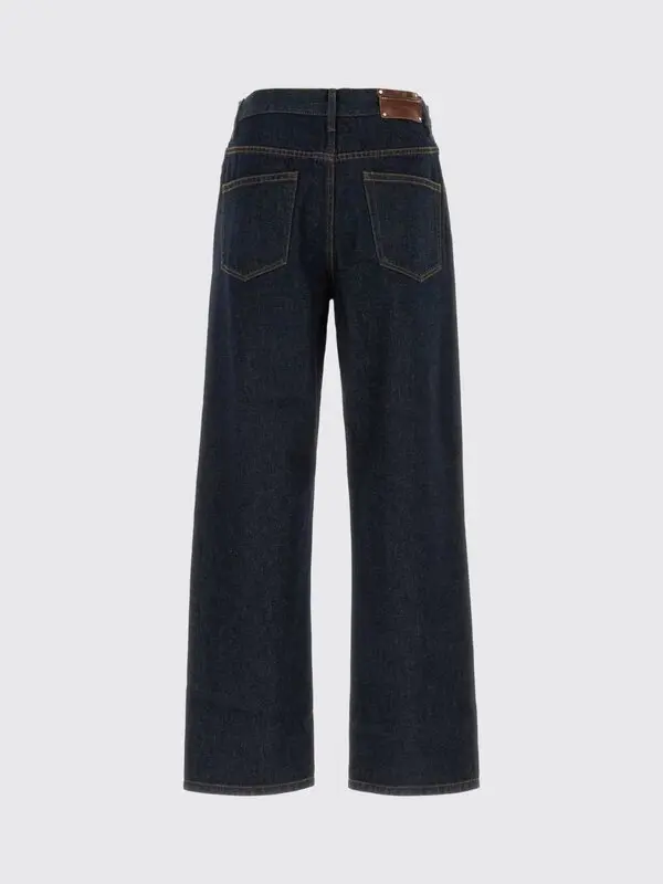 Dries Van Noten Mid-rise Wide-leg Jeans In Cotton Denim - Indigo