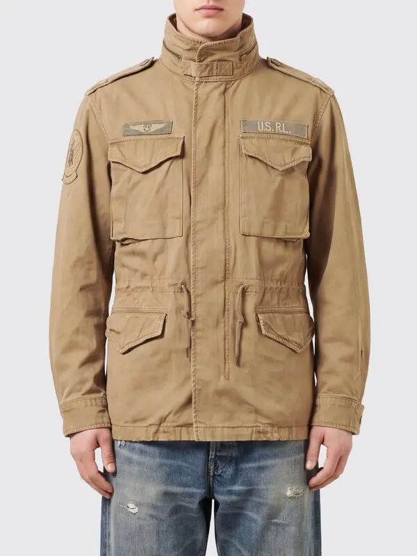 Polo Ralph Lauren Cotton Military Utility Jacket With Drawstring