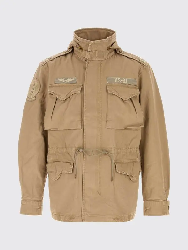 Polo Ralph Lauren Cotton Military Utility Jacket With Drawstring