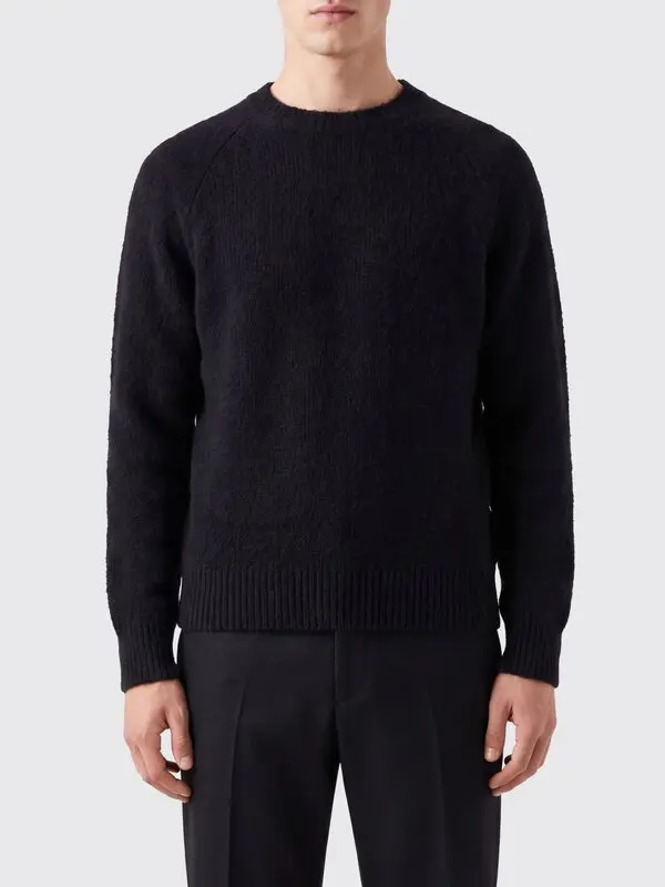 Dries Van Noten Long-sleeved Crewneck Jumper In Wool And Alpaca Blend