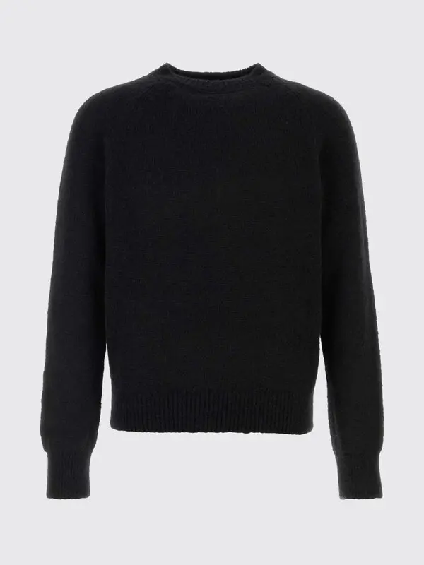 Dries Van Noten Long-sleeved Crewneck Jumper In Wool And Alpaca Blend