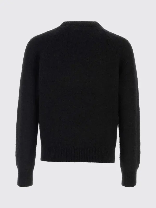 Dries Van Noten Long-sleeved Crewneck Jumper In Wool And Alpaca Blend