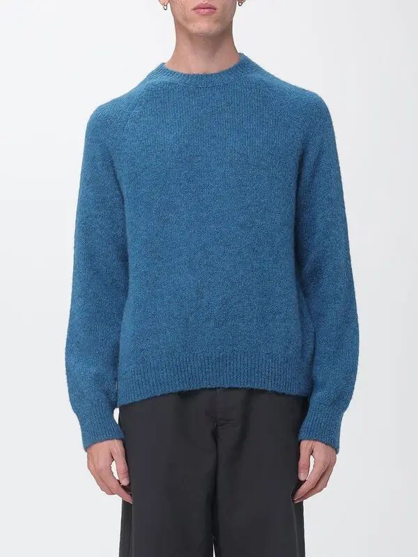 Dries Van Noten Wool And Alpaca Blend Crewneck Jumper - Blue