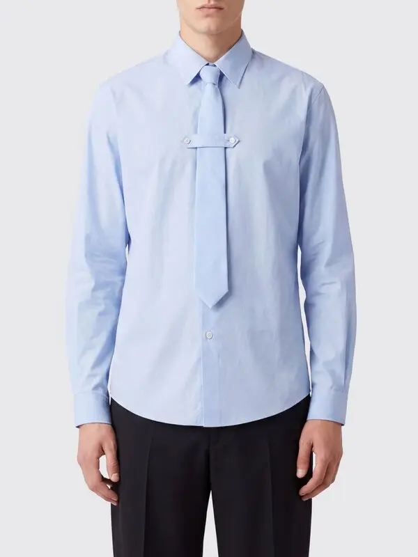 Dries Van Noten Classic Cotton Poplin Shirt - Blue