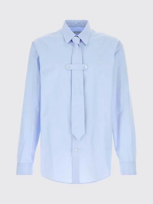Dries Van Noten Classic Cotton Poplin Shirt - Blue