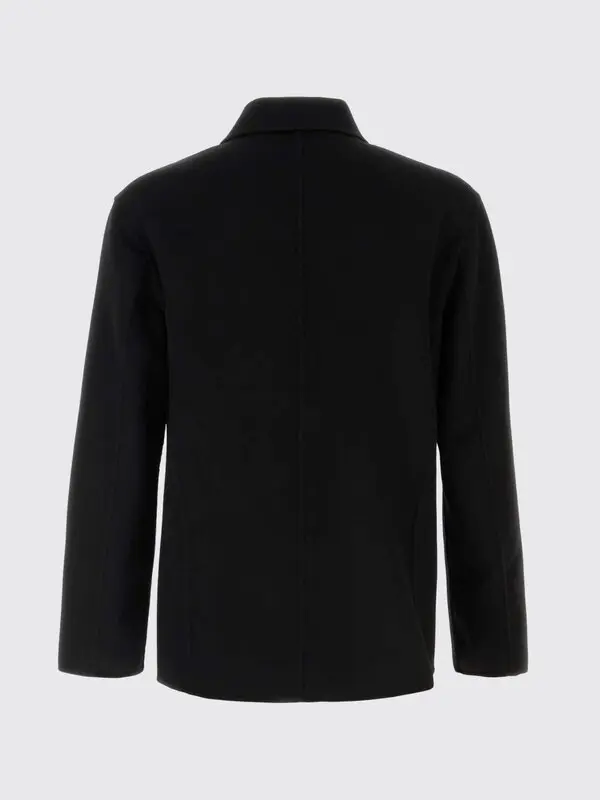 JIL SANDER Virgin Wool And Cashmere Blend Shirt Jacket - Black