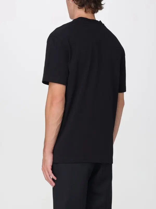 JIL SANDER Short-sleeved Cotton T-shirt With Patch Pocket - Black