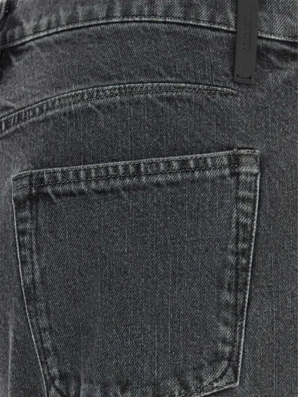 JIL SANDER Wide-leg Five-pocket Jeans In Cotton Denim