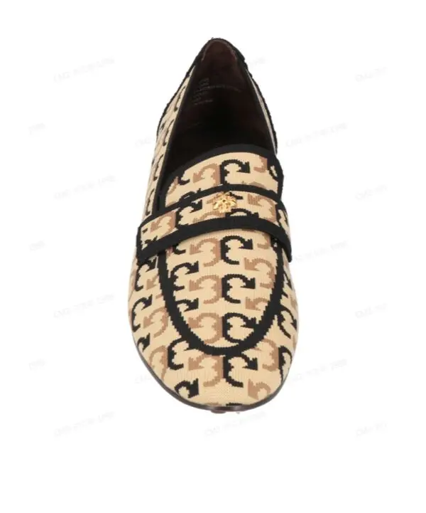 Tory Burch Brandedprint Flat Shoes