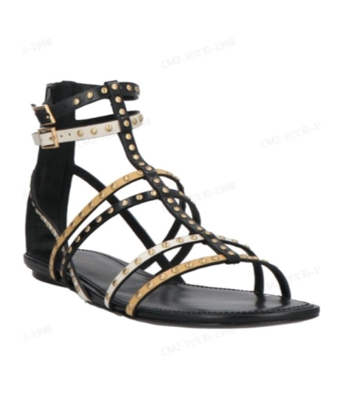 Tory Burch Multicolor Laceup Sandals