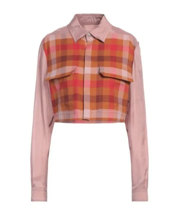 Rick Owens Casual Checked Jacket - Pink