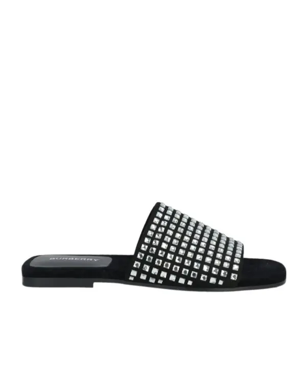 Burberry Rhinestone-embellished Flat Slides