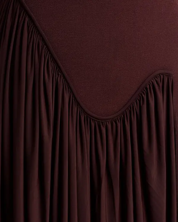 ET OCHS Francis Knit Combo Midi Dress