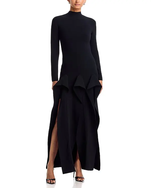 ET OCHS Ariana Long Sleeve Knit Gown