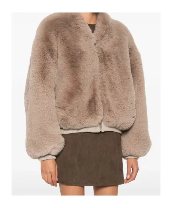 THE FRANKIE SHOP Faux Fur Jacket