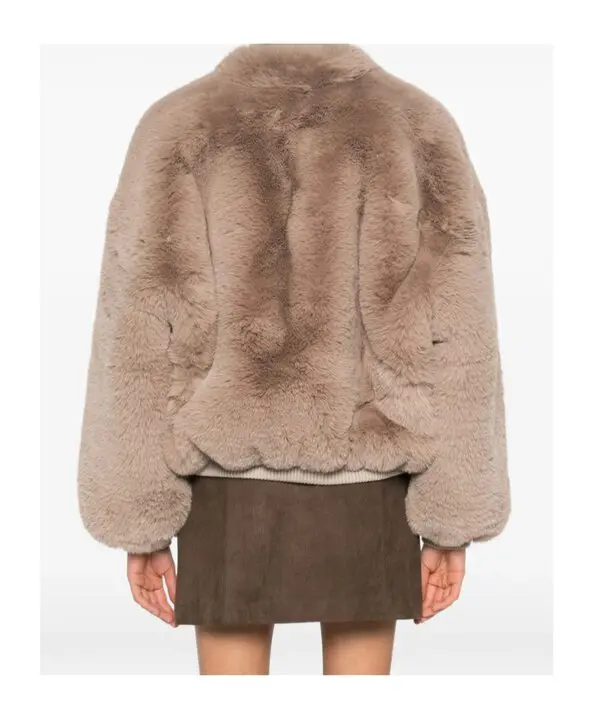 THE FRANKIE SHOP Faux Fur Jacket