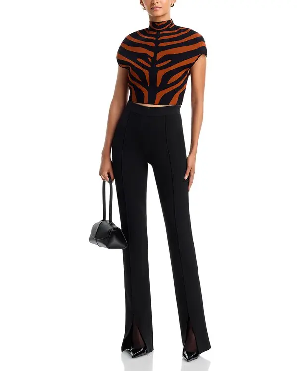 ET OCHS Salvatore Slit Cuff Knit Trousers
