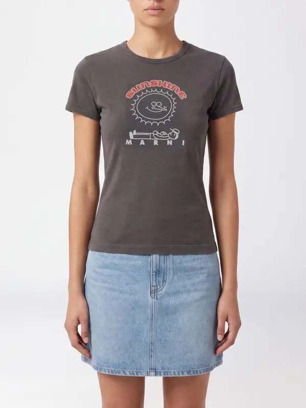 Marni Graphic T-shirt - Brown
