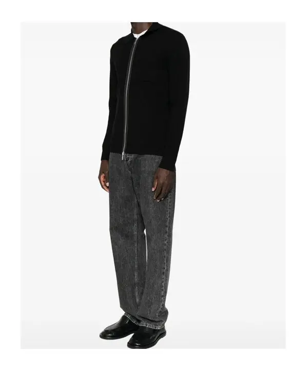 SAMSOE SAMSOE Zip-up Chest-pocket Cardigan