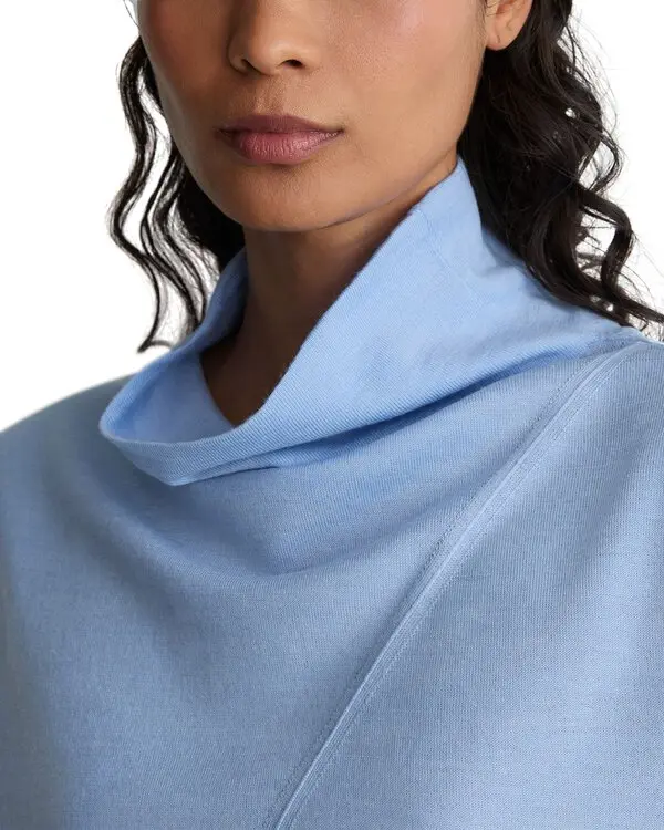 REISS Honey Wool Funnel Neck Top