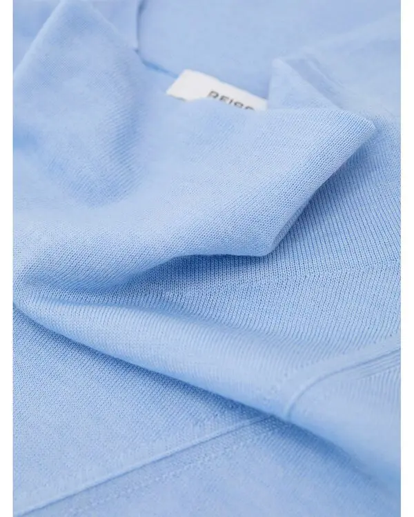 REISS Honey Wool Funnel Neck Top
